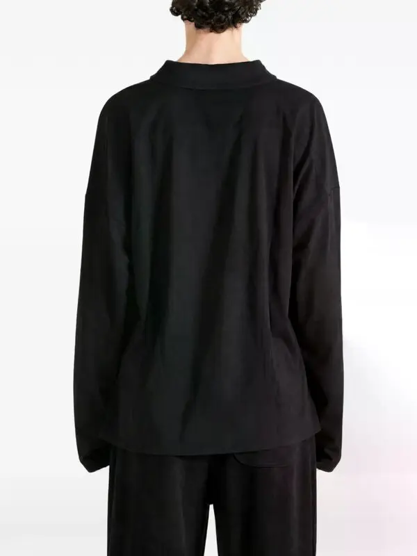 KIKO KOSTADINOV Draped-panel Long-sleeve Shirt