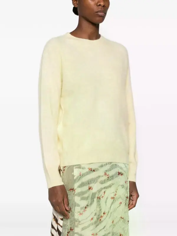 IVORY PARIS Cala Crew-neck Raglan-sleeve Sweater