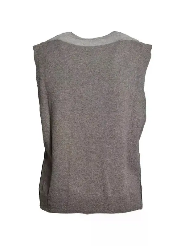 MAISON MARGIELA Contrast-panel Button-fastening Vest