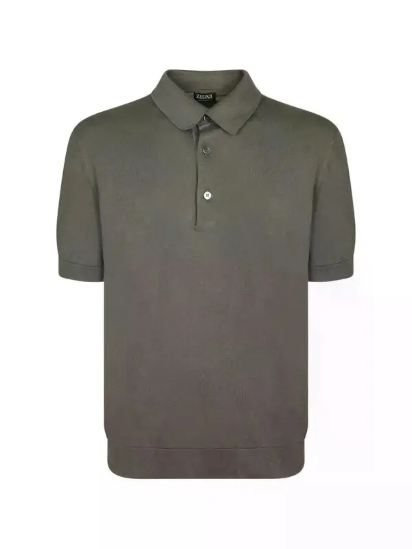 Zegna Short-sleeve Polo Shirt - Green