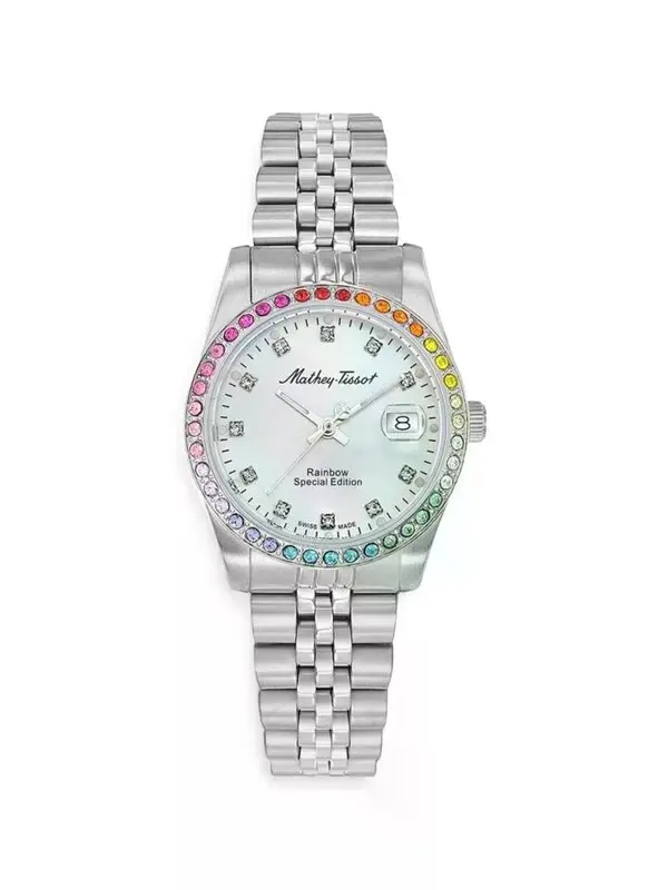 MATHEY TISSOT Classic Rainbow Special Edition Watch - White
