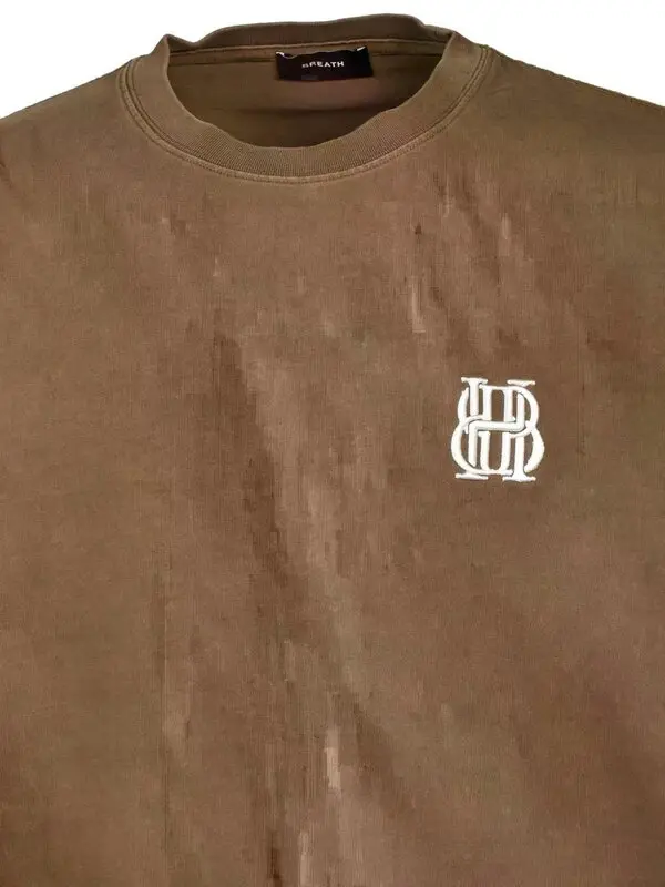 BREATH Logo-print Box-fit T-shirt