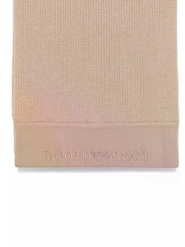 Emporio Armani Embossed Logo Scarf