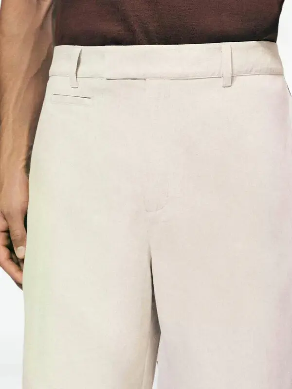 DOMAINE DES ARTISTES Beige Elasticated Waistband Shorts