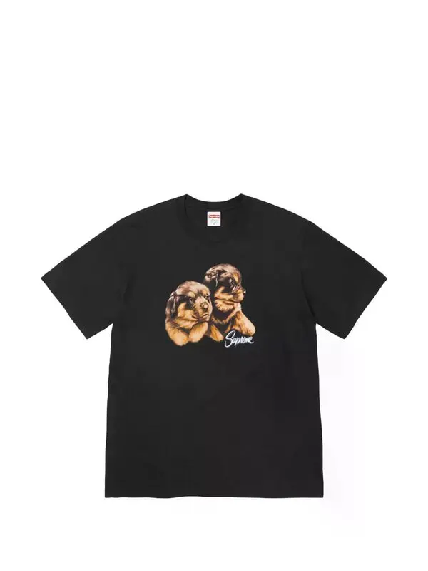 Supreme Puppies-print T-shirt