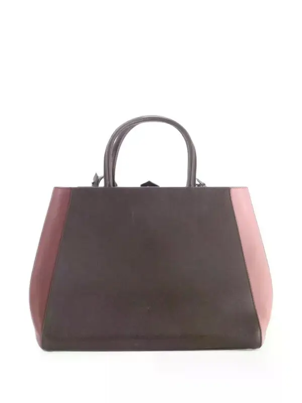 Fendi 2jours Bag Leather Medium Tote Bag