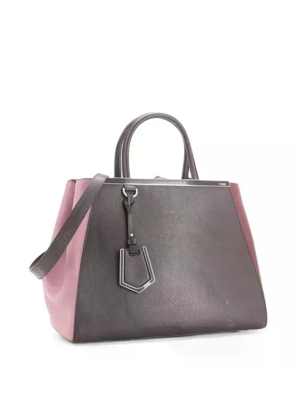 Fendi 2jours Bag Leather Medium Tote Bag