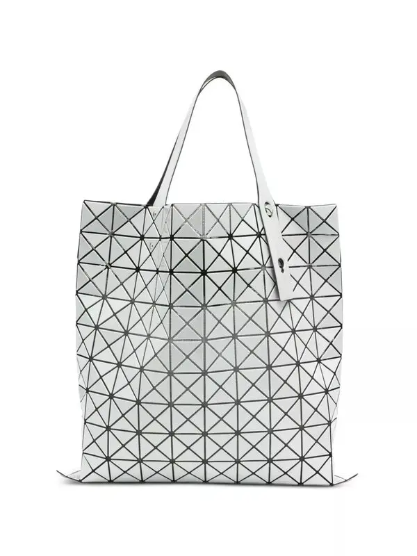 Issey Miyake Prism Gloss Geometric Panelled Tote Bag - Grey