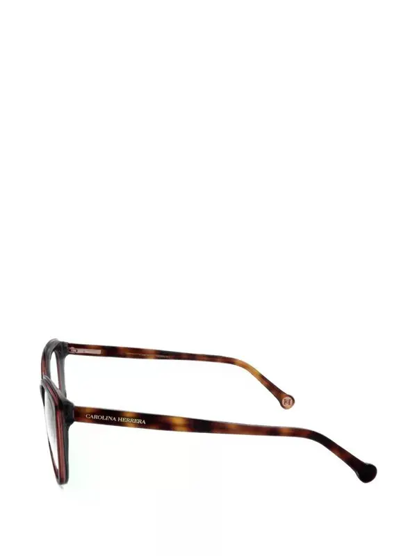 Carolina Herrera Tortoiseshell Cat-eye Glasses