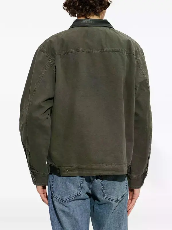 Rag & Bone Leather-collar Cotton Jacket