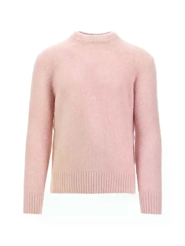 PIACENZA CASHMERE 1733 Ribbed-trim Wool Sweater - Pink