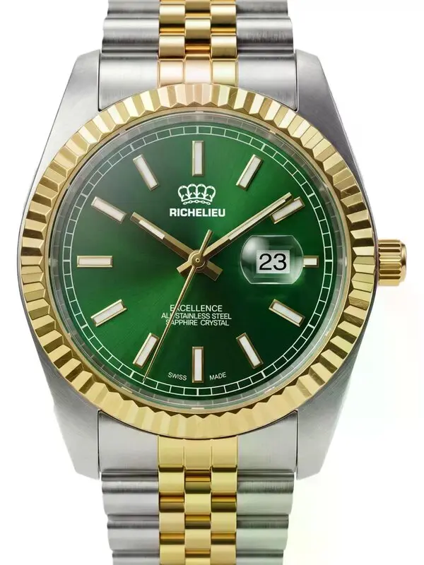 RICHELIEU SWISS Excellence 38mm Watch With Dial - Green