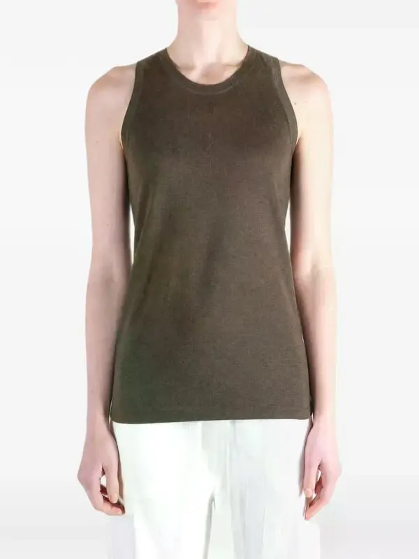 Frenckenberger Fine-knit Tank Top