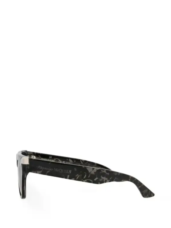 Alexander McQueen Tortoiseshell-effect Square-frame Sunglasses