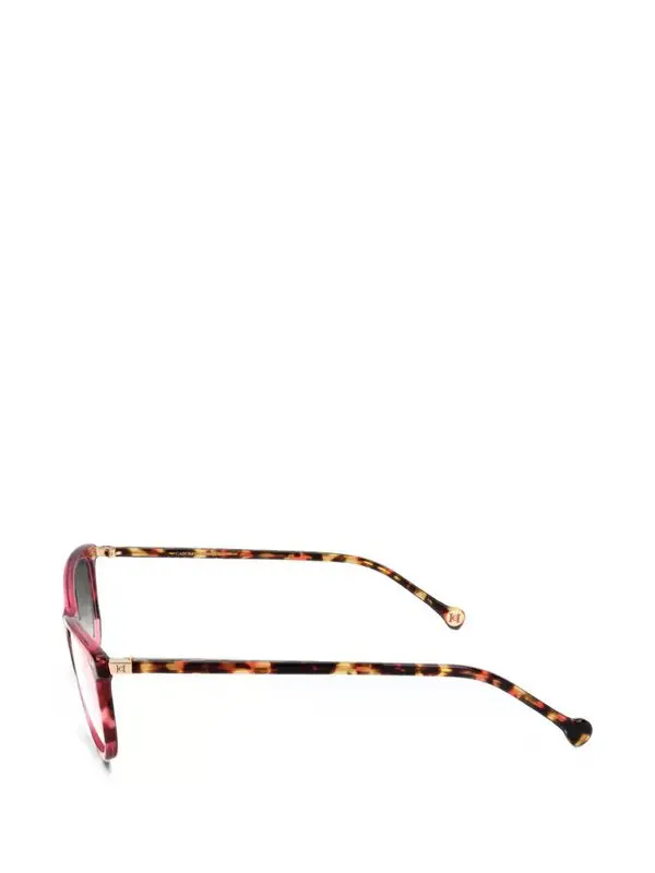 Carolina Herrera Tortoiseshell-effect Cat-eye Glasses