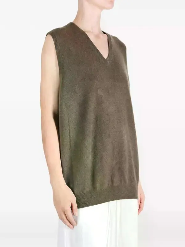 Frenckenberger V-neck Knitted Sweater