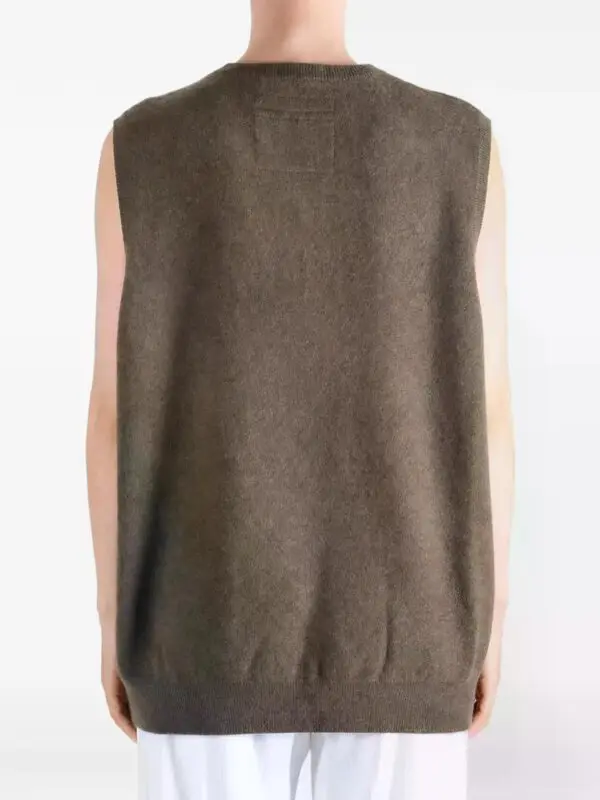 Frenckenberger V-neck Knitted Sweater