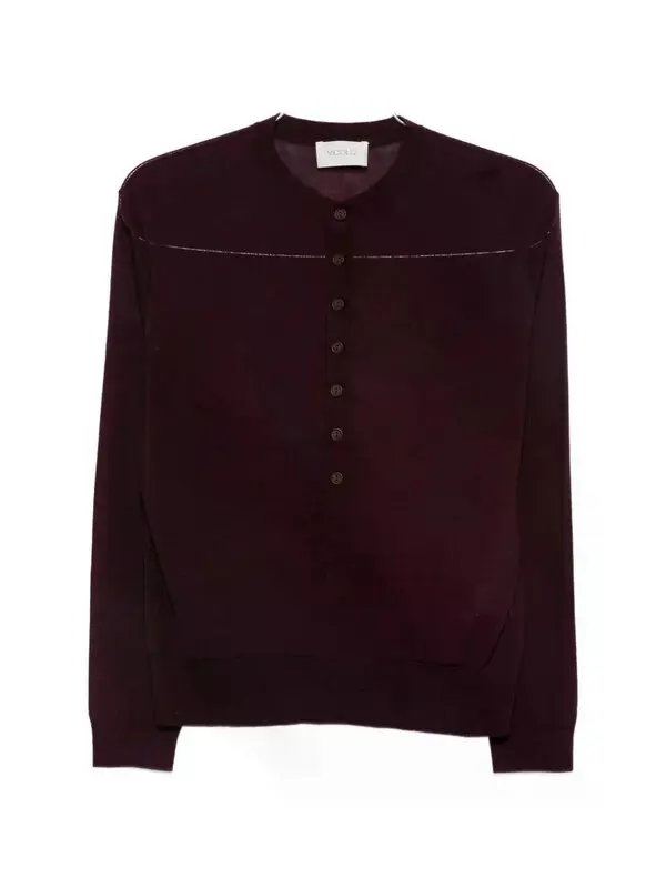 VICOLO Fine Knit Crew Neck Sweater