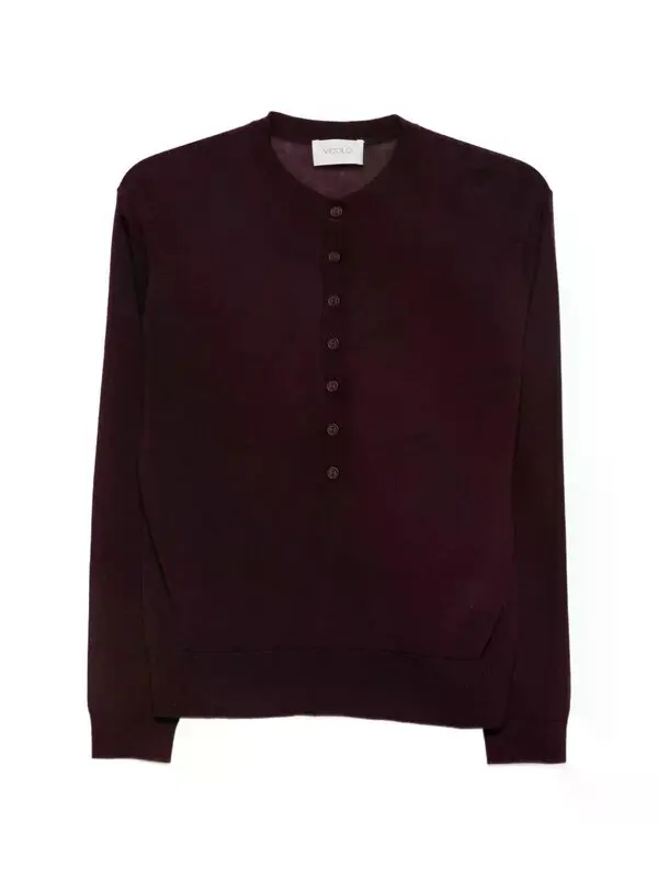 VICOLO Fine Knit Crew Neck Sweater