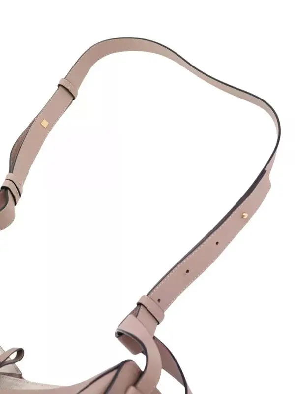 Loewe 2010-2026 Small Grained Calfskin Drawstring Hammock Bag Satchel