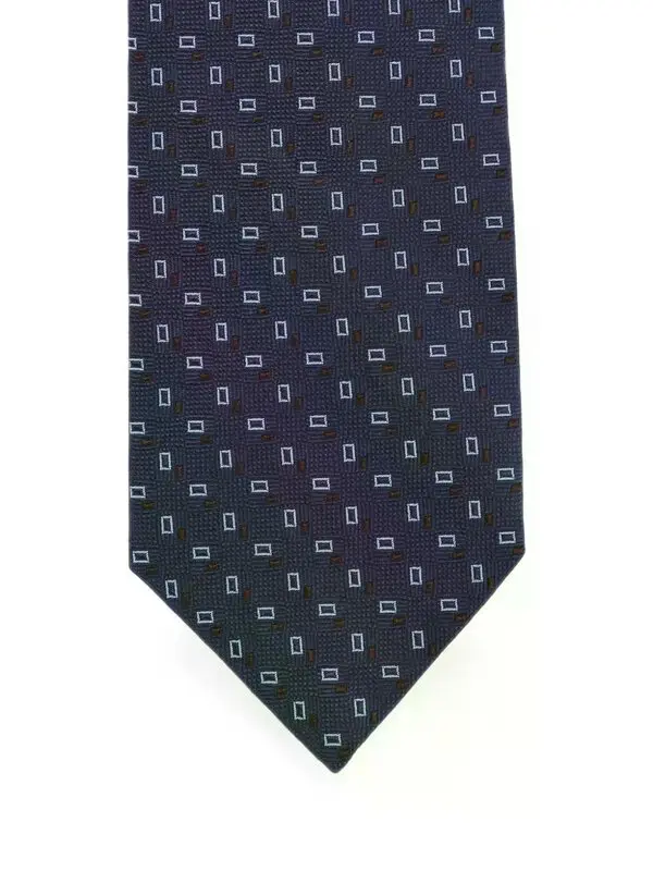 BARBA NAPOLI Geometric-pattern Tie