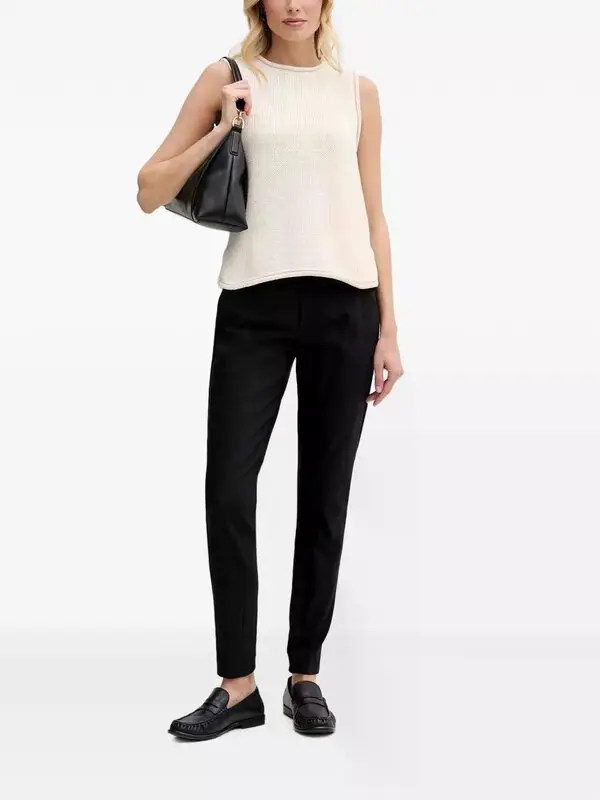MOS MOSH Mmaubin Sl Rolled-edge Sleeveless Top - Neutrals