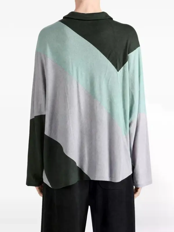 KIKO KOSTADINOV Colour-block Funnel-neck Sweater
