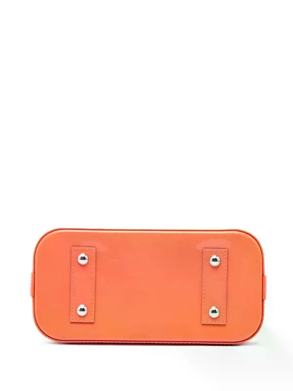 LOUIS VUITTON Monogram Vernis Alma Bb Satchel - Orange
