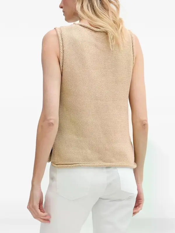 MOS MOSH Mmaubin Sl Rolled-trim Sleeveless Top
