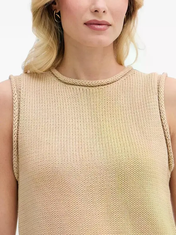 MOS MOSH Mmaubin Sl Rolled-trim Sleeveless Top