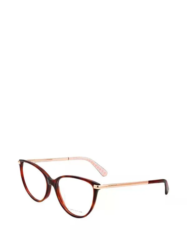 Kate Spade New York Tortoiseshell-effect Cat-eye Glasses