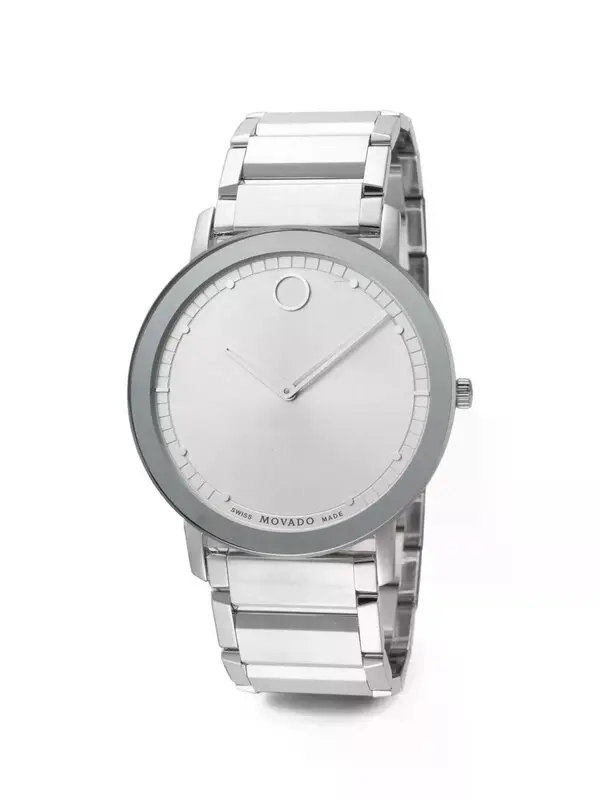 Movado Sapphire 40mm Watch - Silver