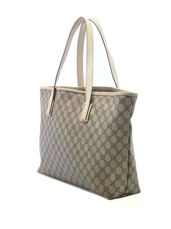 Gucci 2000-2015 Medium Gg Supreme Tote Bag - Neutrals