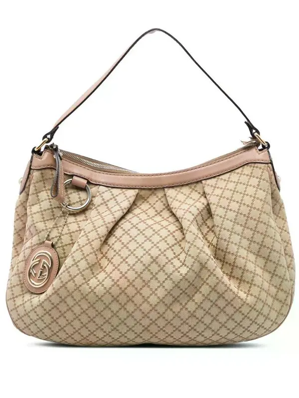 Gucci 2016-2026 Diamante Canvas Sukey Shoulder Bag