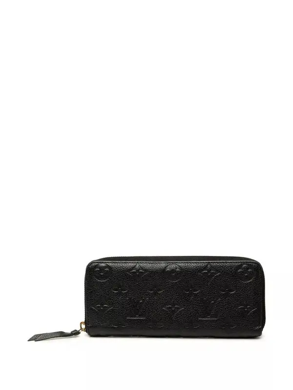 LOUIS VUITTON 2019 Monogram Empreinte Zippy Wallet Long Wallets - Black
