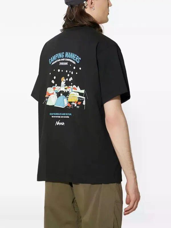NANGA Camping Manners T-shirt
