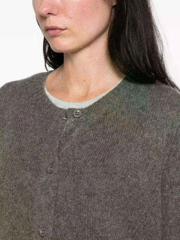 IVORY PARIS Lucy Button-up Cardigan - Grey
