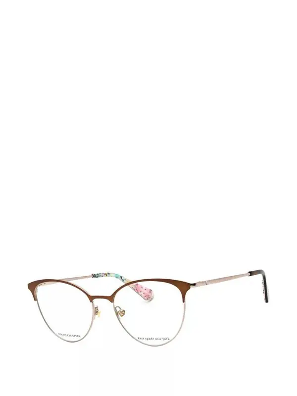 Kate Spade New York Izabel Browline-frame Eyeglasses - Gold