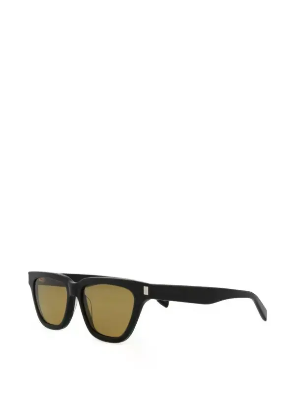Saint Laurent Square Frame Sunglasses - Black