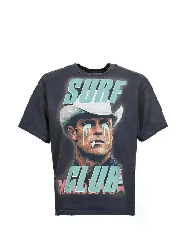 JUN/NAKAYAMA Graphic-print T-shirt - Black