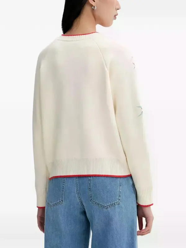 NEVER FULLY DRESSED Embroidered Charm Cardigan