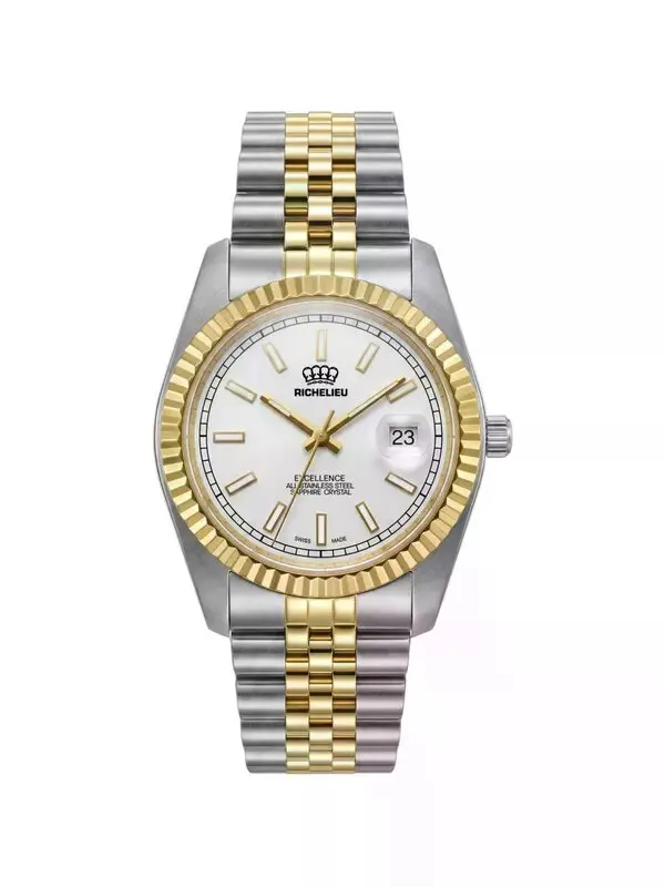 RICHELIEU SWISS Classic Fluted Bezel 41mm Watch
