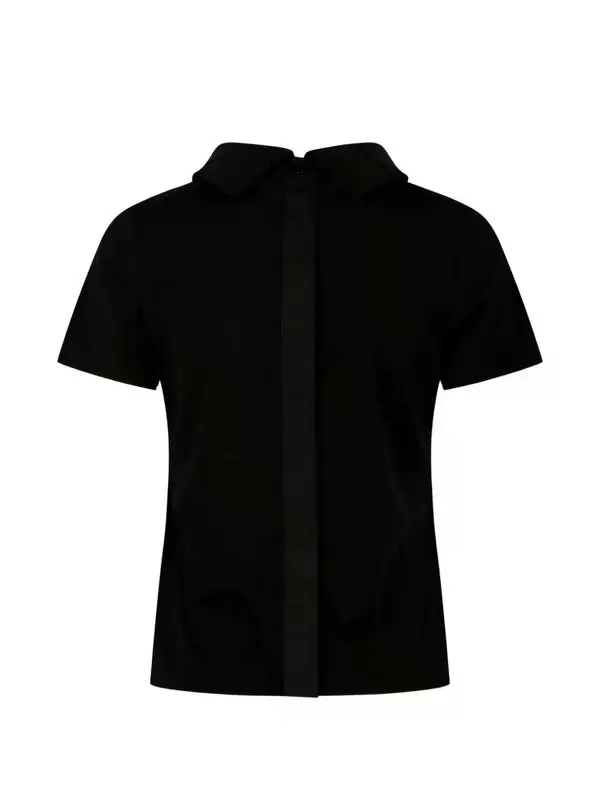 Givenchy Cowl-neck Logo-embroidered T-shirt