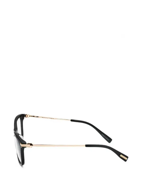 TRUSSARDI Logo-plaque Square-frame Glasses