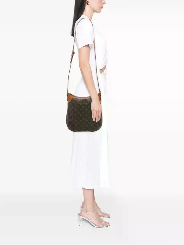 LOUIS VUITTON 2009 Monogram Odeon Pm Crossbody Bag - Brown