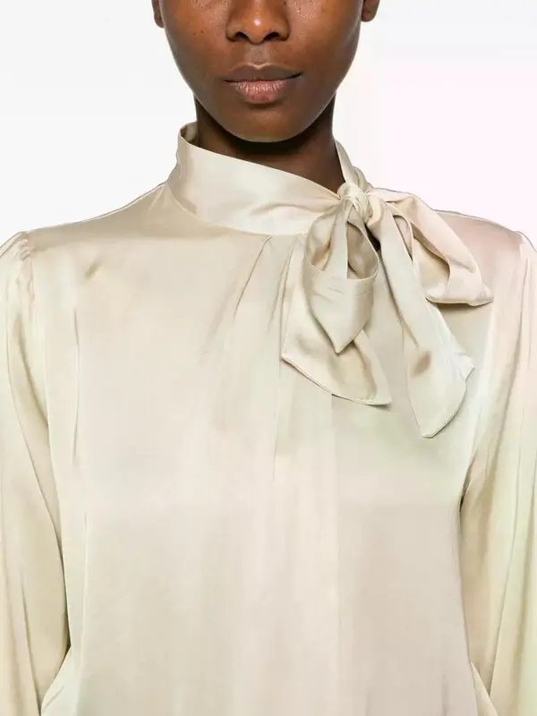 Dixie Bow Detail Long Sleeve Blouse