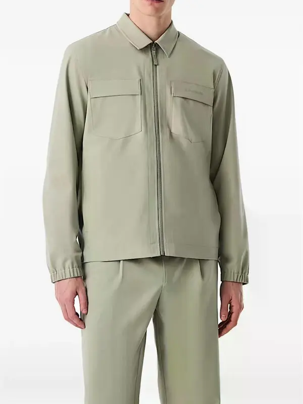 ALPHA TAURI Zip-up Flap-pocket Jacket