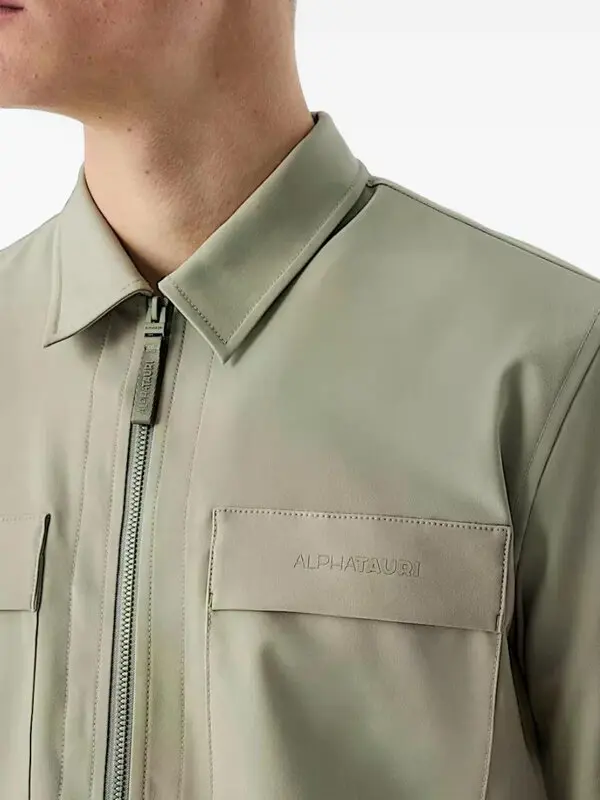 ALPHA TAURI Zip-up Flap-pocket Jacket