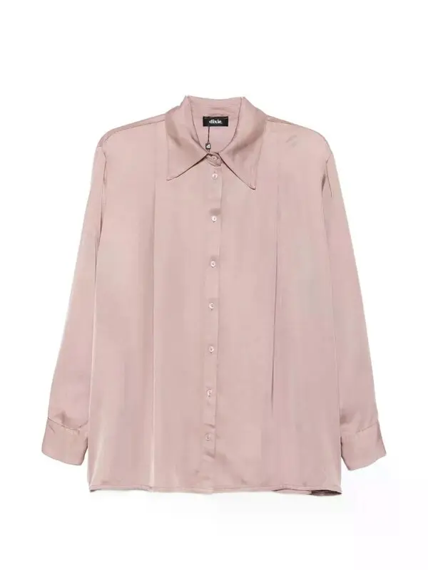 Dixie Satin Finish Spread Collar Shirt
