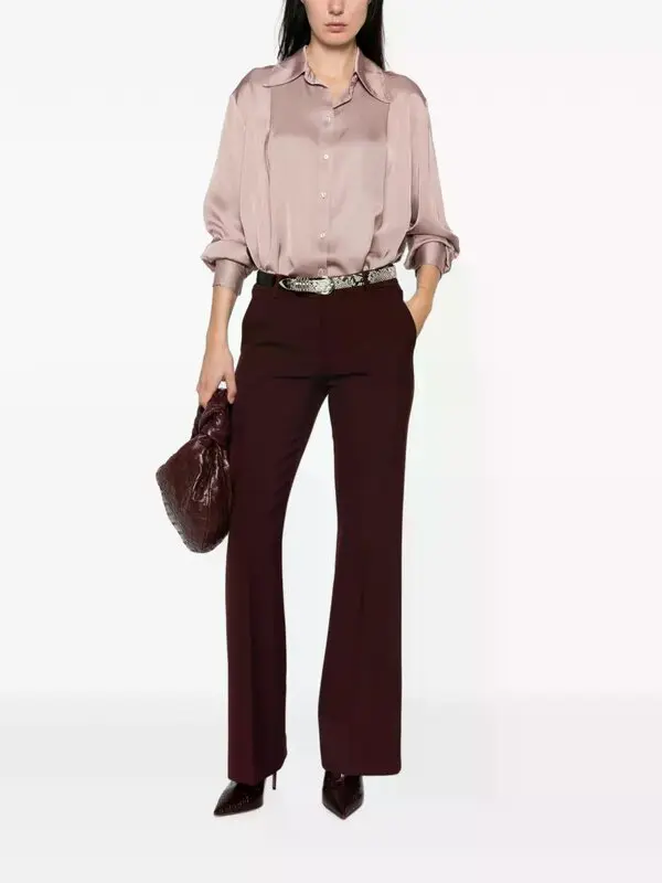 Dixie Satin Finish Spread Collar Shirt